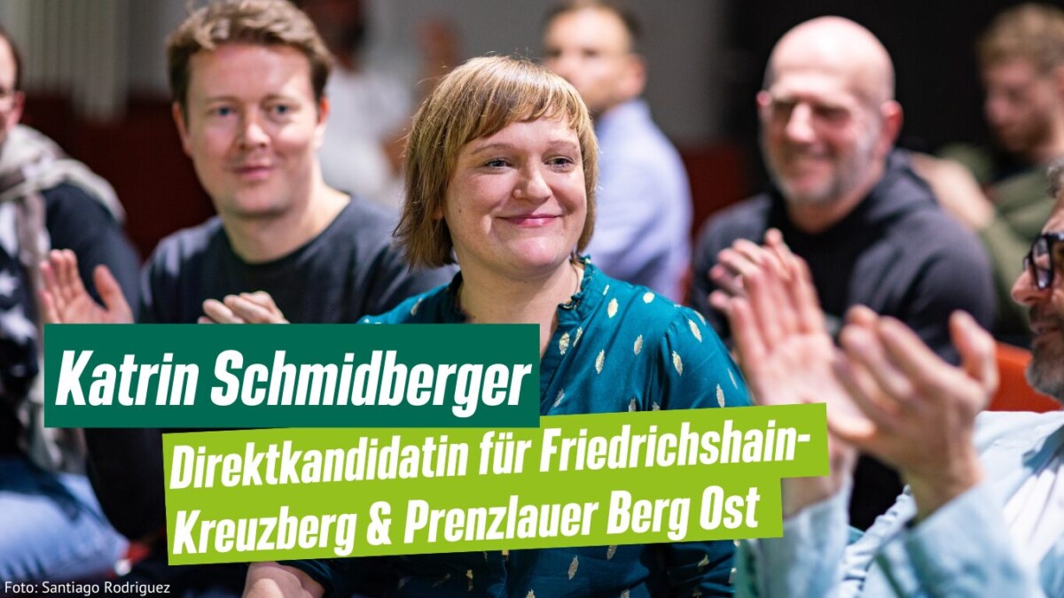 Katrin Schmidberger zur Direktkandidatin für den Bundestagswahlkreis 82 ...